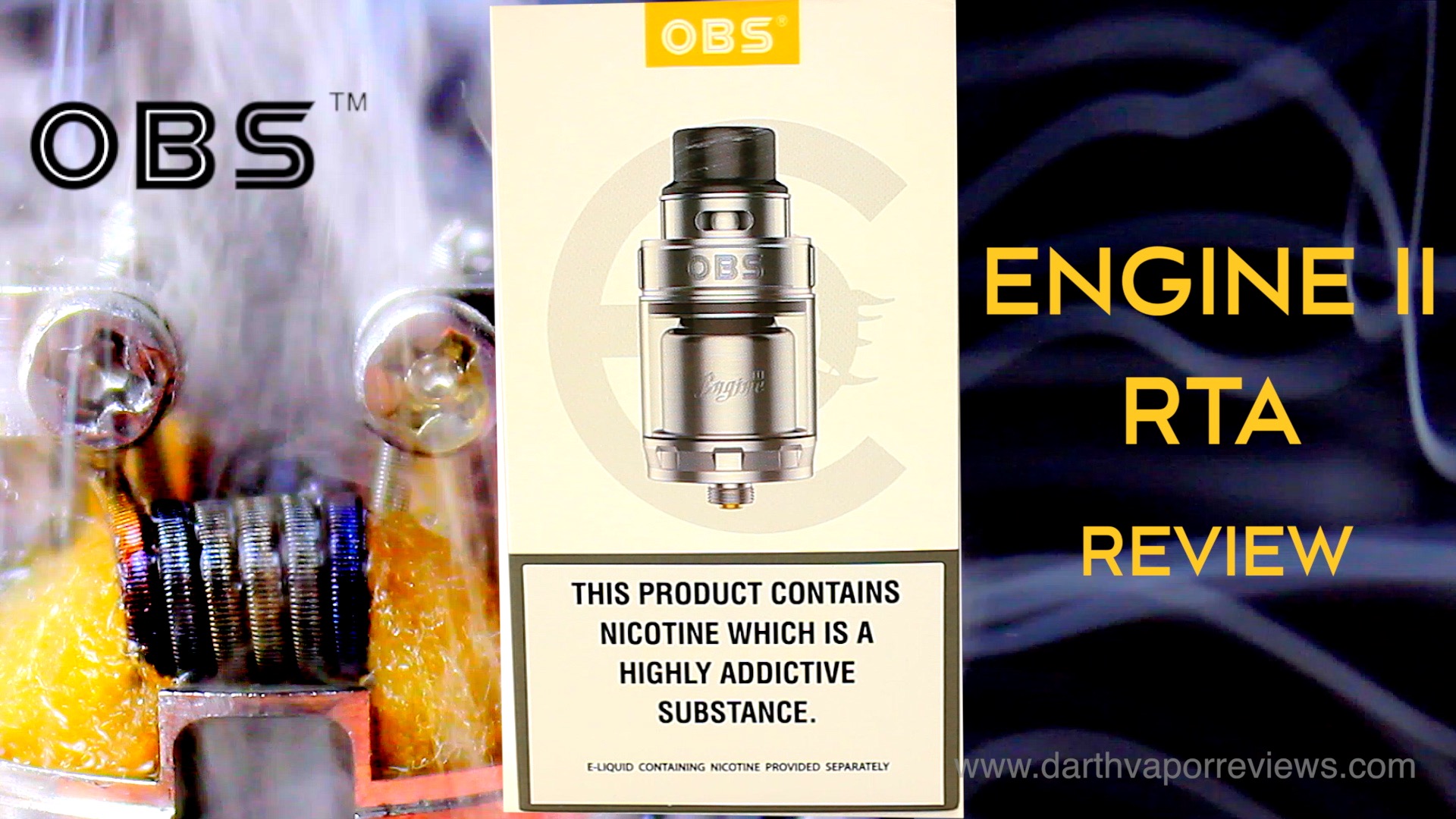 OBS Engine 2 RTA Review | Build and Wick | Darth Vapor Reviews